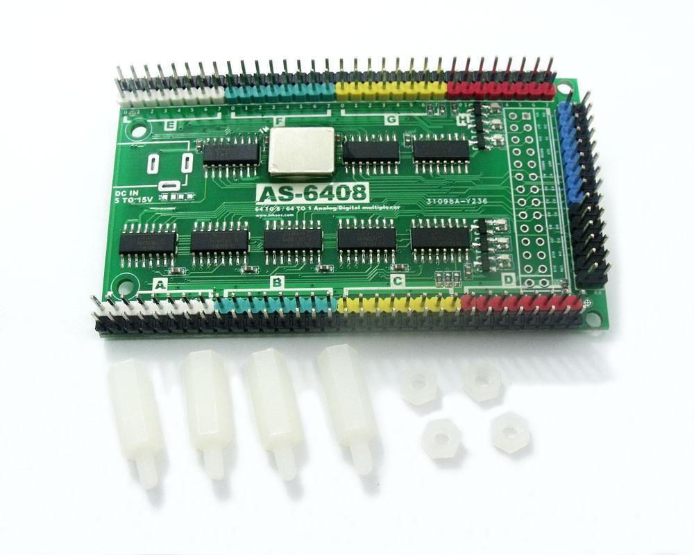 AS-6408 64 до 8 или 1 аналогов цифров мултиплексор за Arduino STM32 MCU ...