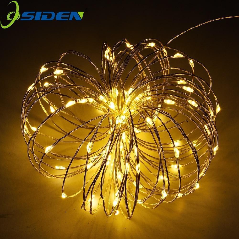 OSIDEN Акумулаторна светлина 2m 20 LED Звездна струнна светлина Коледна ...