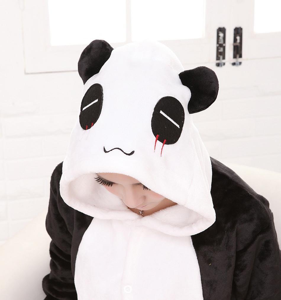 Възрастен Onesies Panda Пижама Sleepsuit Пижами Аниме Косплей Костюм ...