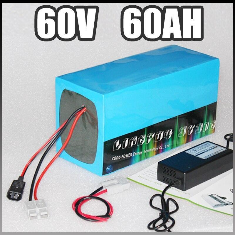 Електрически скутер 60V 60Ah батерия 60v 4000W електрически велосипед ...